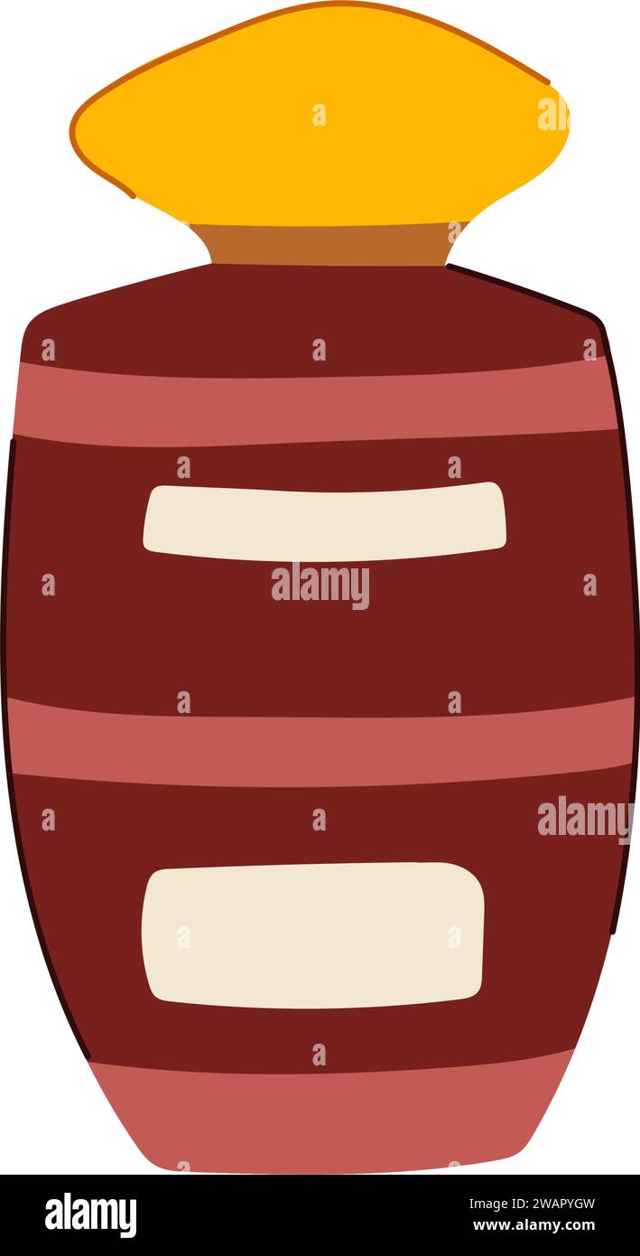 woman perfume for men cartoon vector illustration Stock Vector Image ...