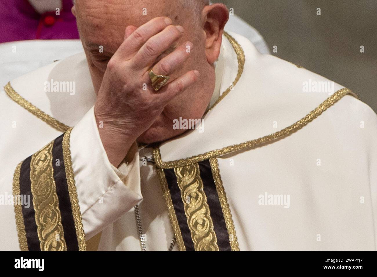 Vatican, Vatican. 06th Jan, 2024. Italy, Rome, Vatican, 2024/1/06.Pope ...