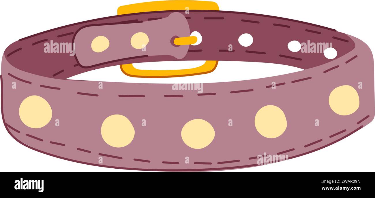 bowl pet collar cartoon vector illustration Stock Vector Image & Art ...