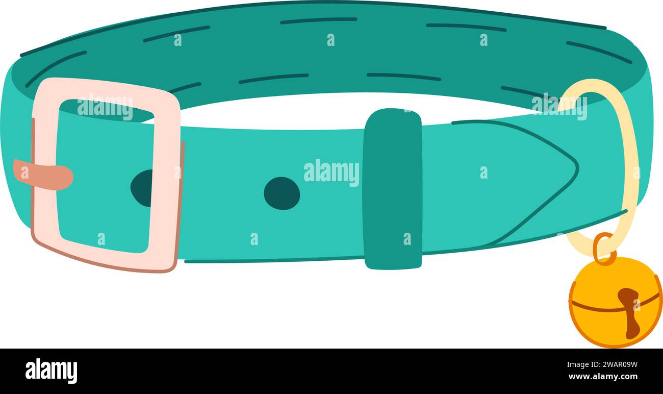 dog pet collar cartoon vector illustration Stock Vector Image & Art - Alamy