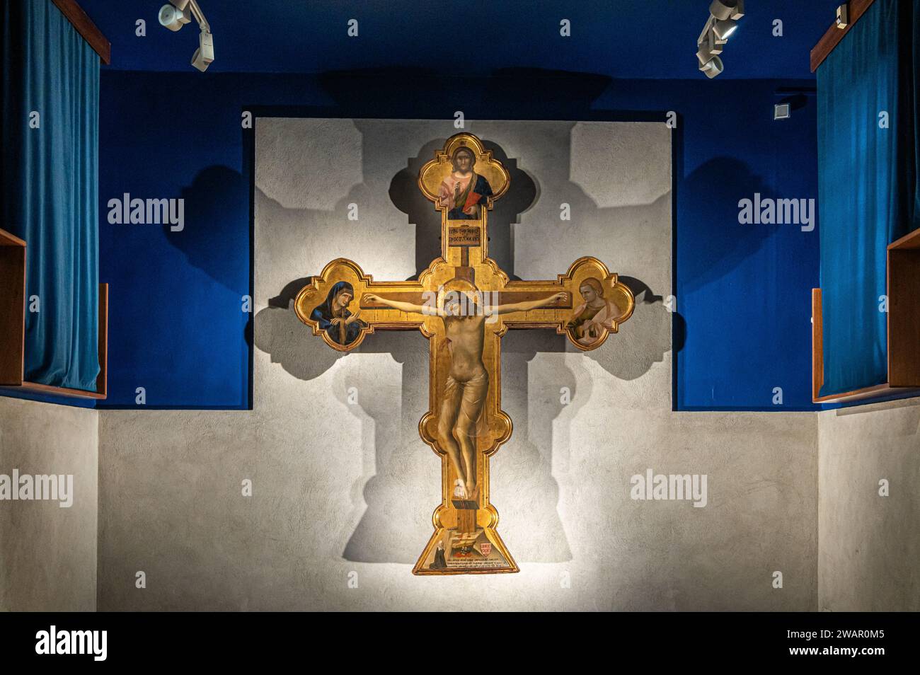 Painted Crucifix by Guariento di Arpo (14th century). Permanent ...