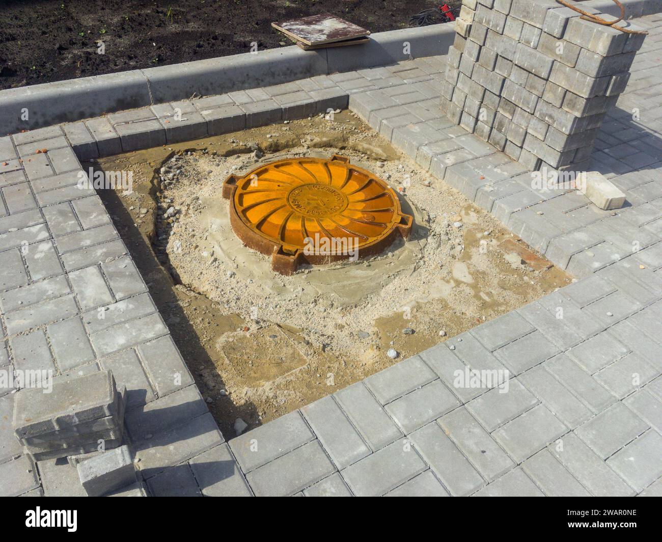 Sewer laying hi-res stock photography and images - Alamy