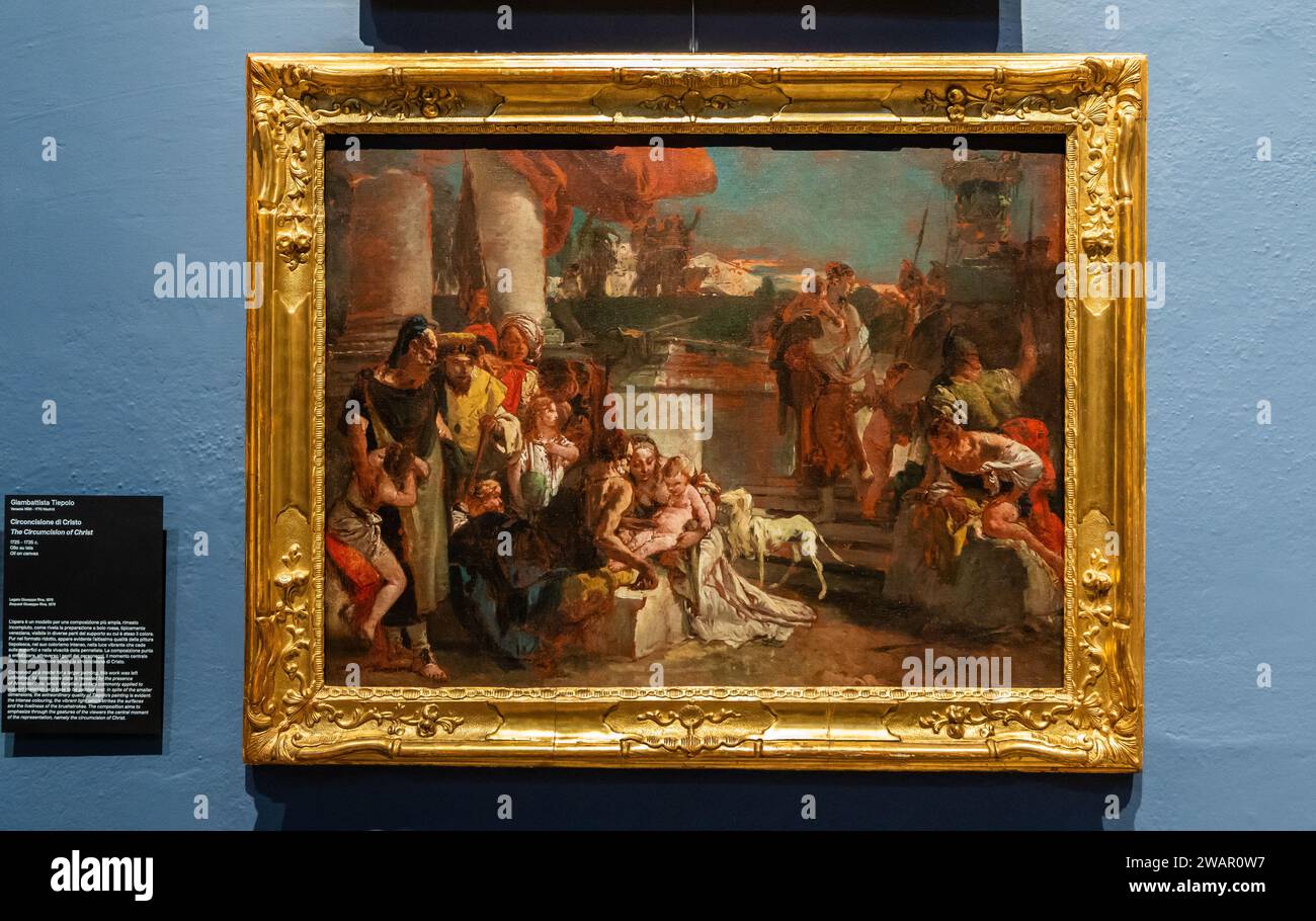 Painted : Circumcision of Chirst by Gianbattista Tiepolo (18th century ...