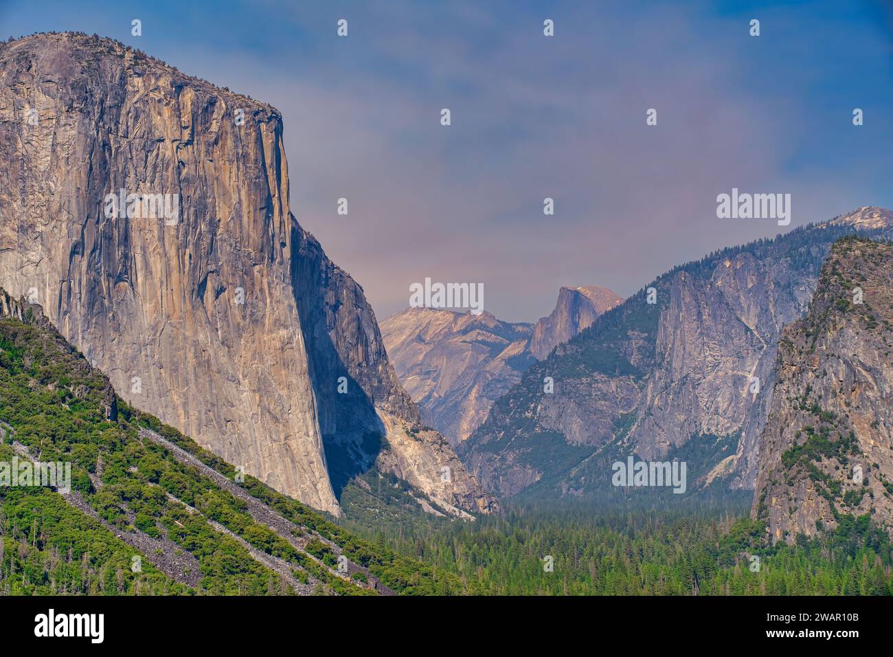 Tunnel View provides one of the most famous views of Yosemite Valley ...