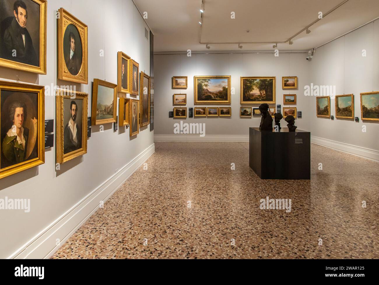 Internal exhibition rooms of the Civic Museum of Bassano del Grappa ...