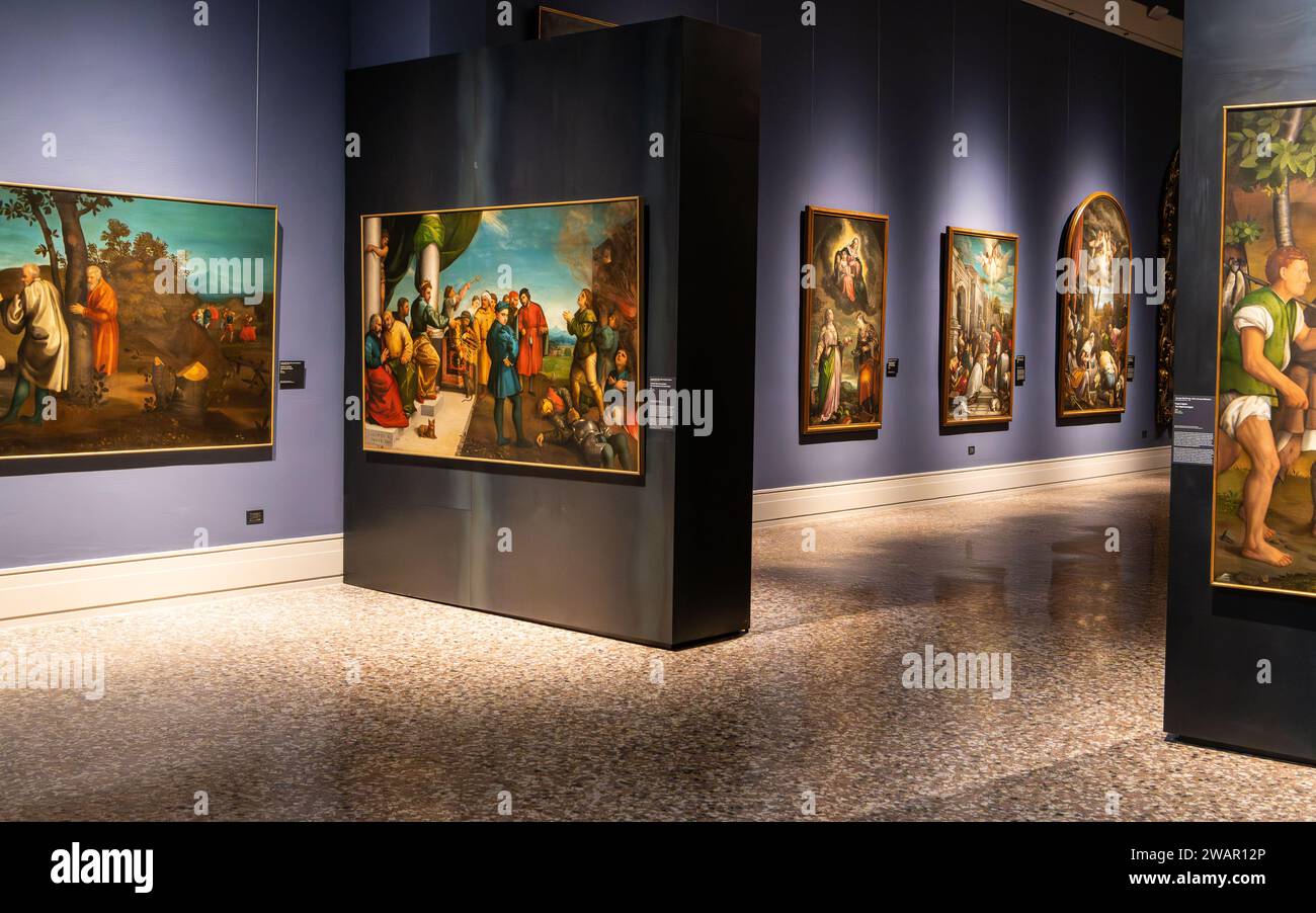 Internal exhibition rooms of the Civic Museum of Bassano del Grappa ...