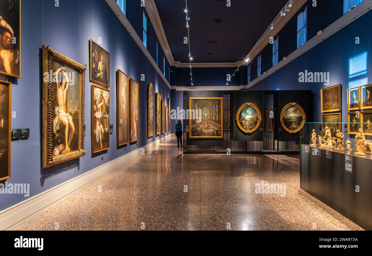 Internal exhibition rooms of the Civic Museum of Bassano del Grappa ...