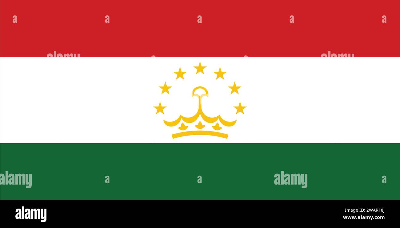 High Detailed Flag Of Tajikistan National Tajikistan Flag Asia 3d