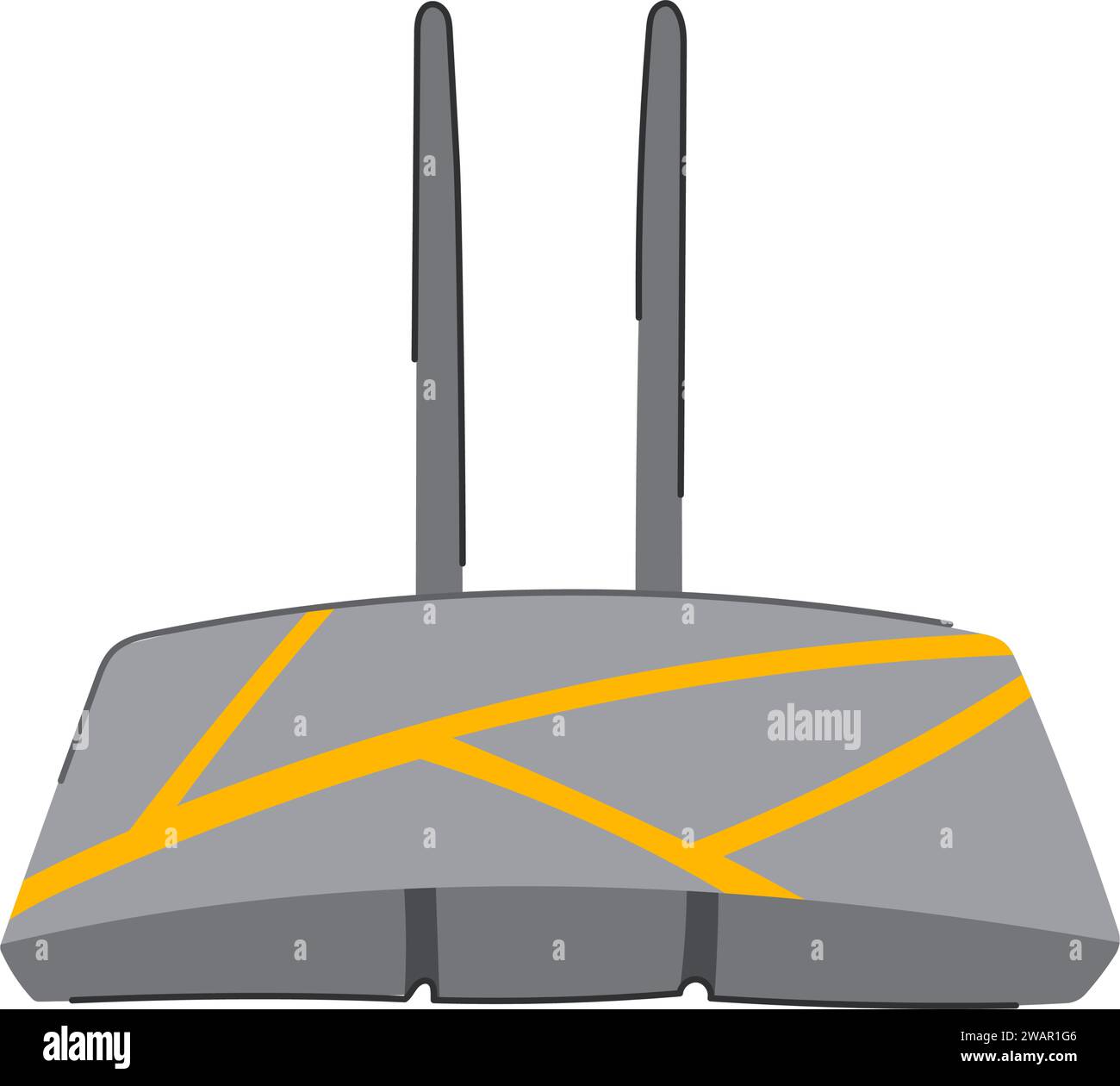 Wireless Router Cartoon Vector Illustration Stock Vector Image And Art Alamy