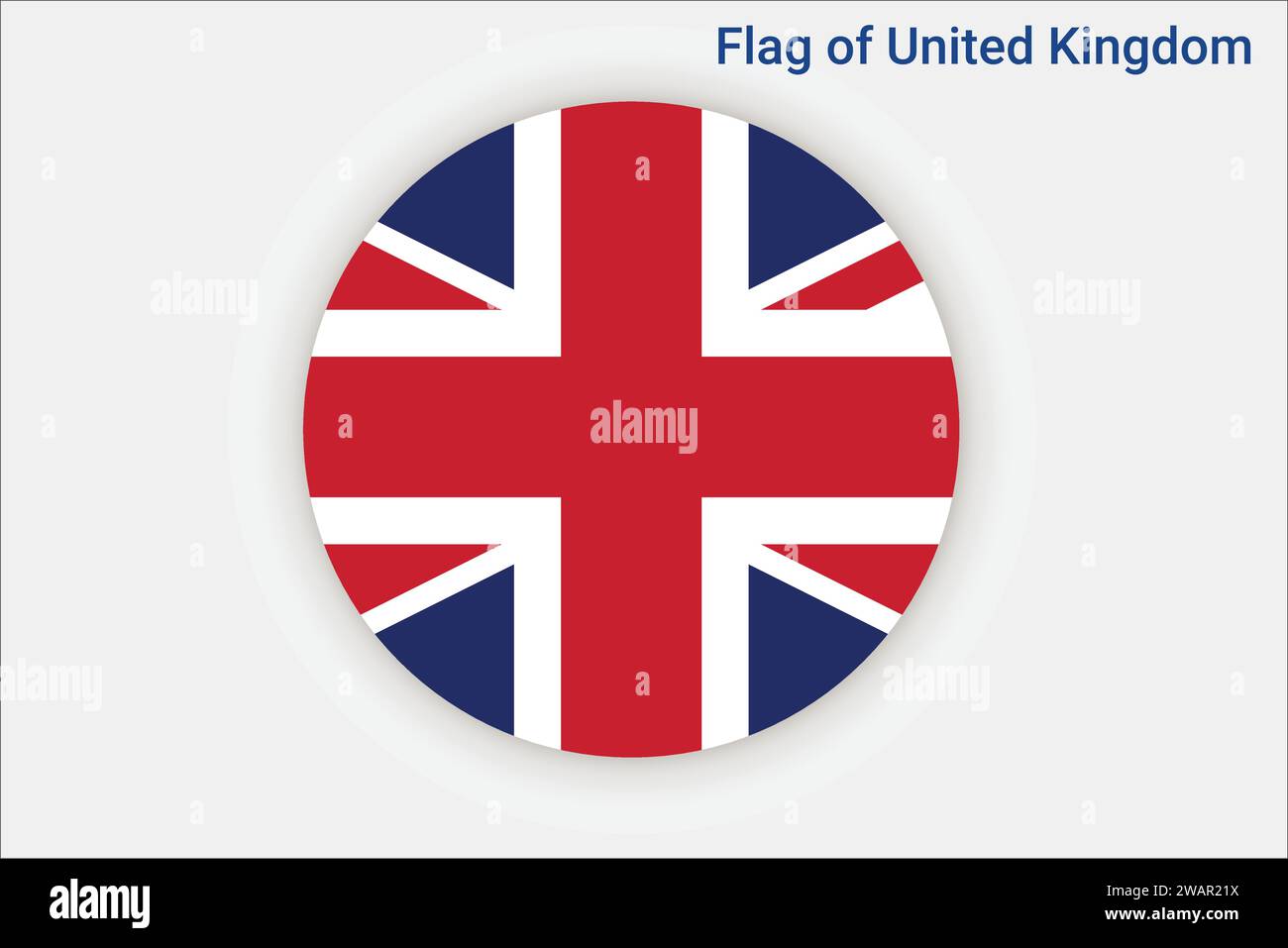 High detailed flag of United Kingdom. National United Kingdom flag ...