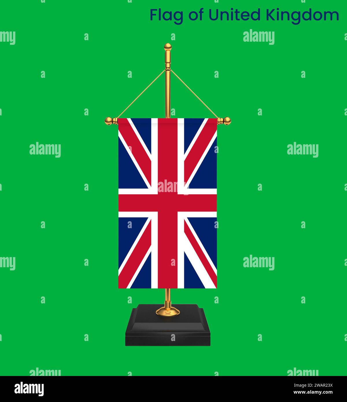 High detailed flag of United Kingdom. National United Kingdom flag ...