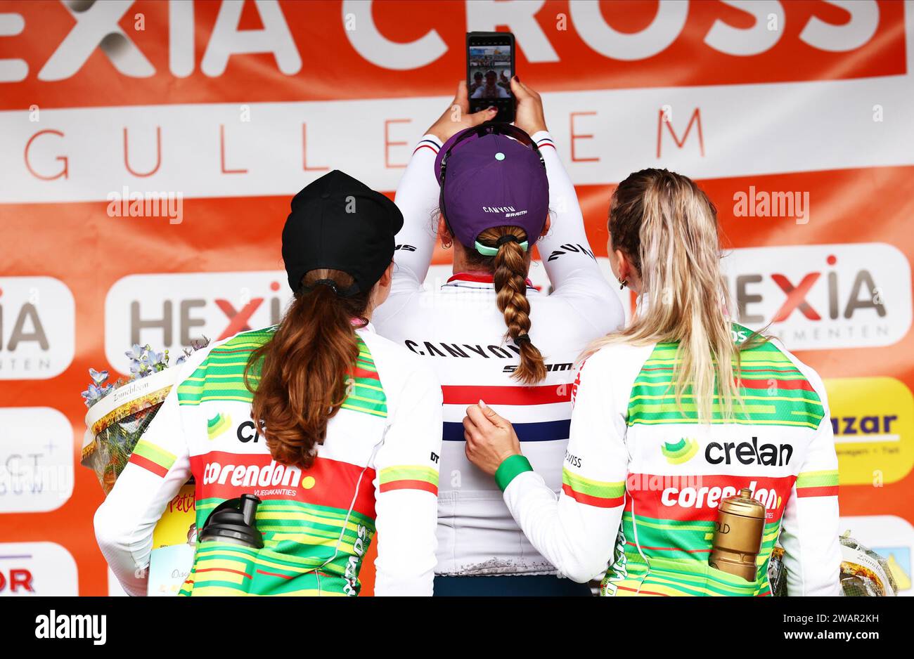 Dutch Manon Bakker, British Zoe Backstedt and Dutch Inge van der ...