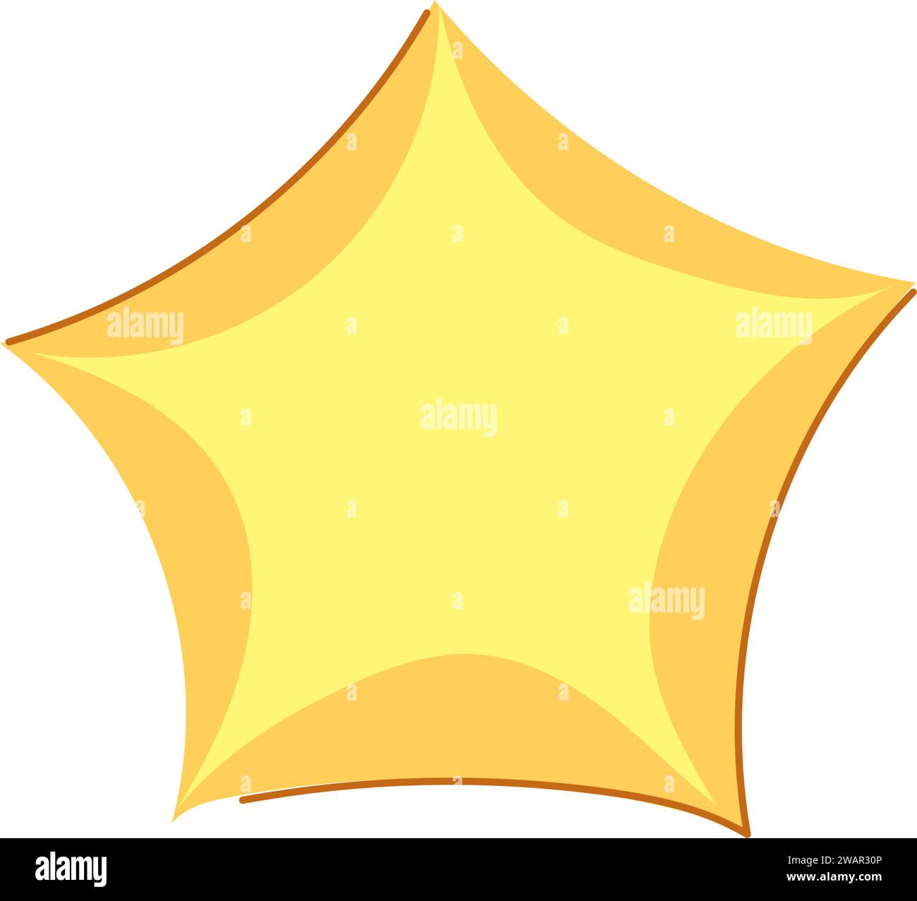 christmas star cartoon vector illustration Stock Vector Image & Art - Alamy