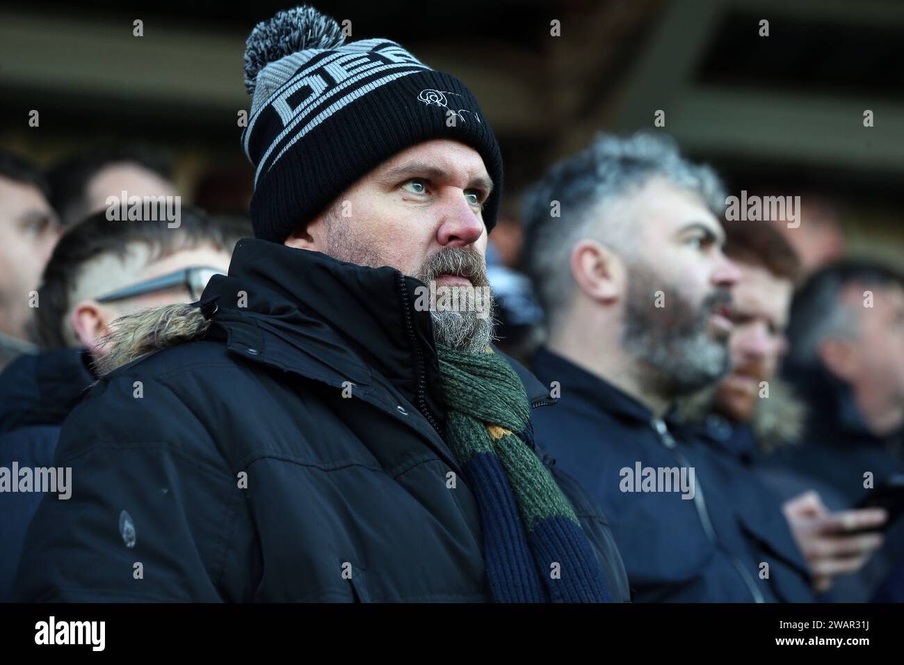 Derby County fans during the Sky Bet League One match at Highbury ...