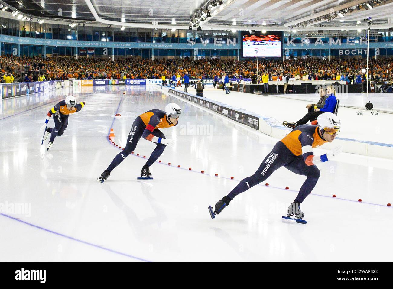 HEERENVEEN - Team Netherlands Stefan Westenbroek, Jenning De Boo ...