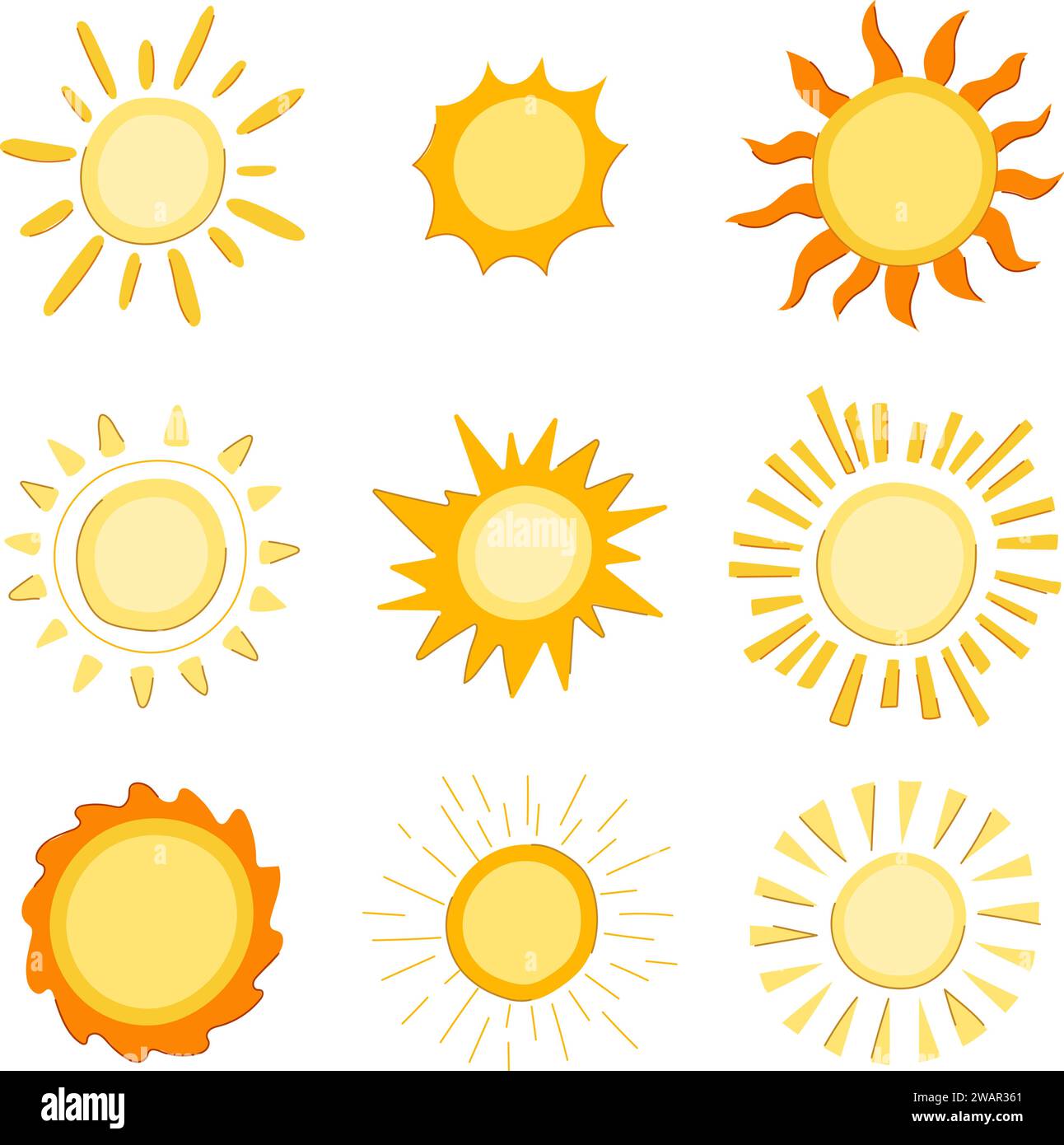 sun set cartoon vector illustration Stock Vector Image & Art - Alamy
