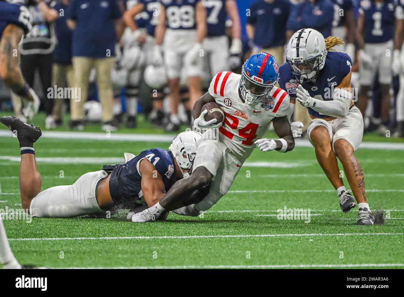 ATLANTA, GA - DECEMBER 30: Mississippi Rebels running back Ulysses ...