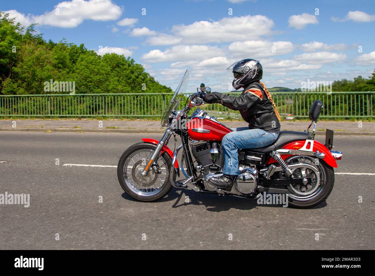 2010 Red Harley-Davidson Fxdc Superglide Cu 1584 10 V Twin Motorcycle ...