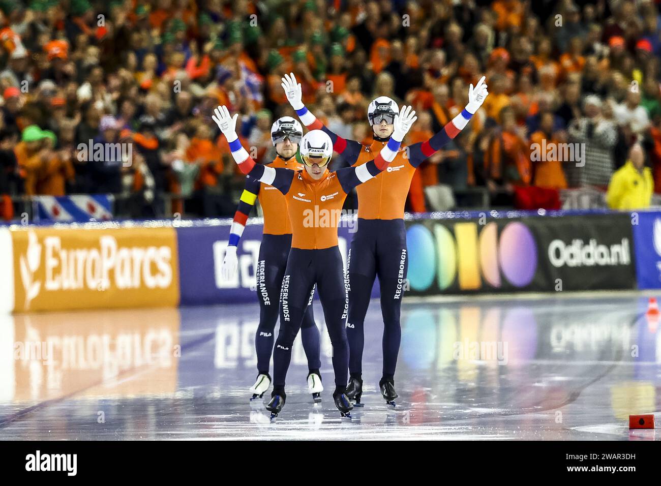 HEERENVEEN - Team Netherlands Stefan Westenbroek, Jenning De Boo ...