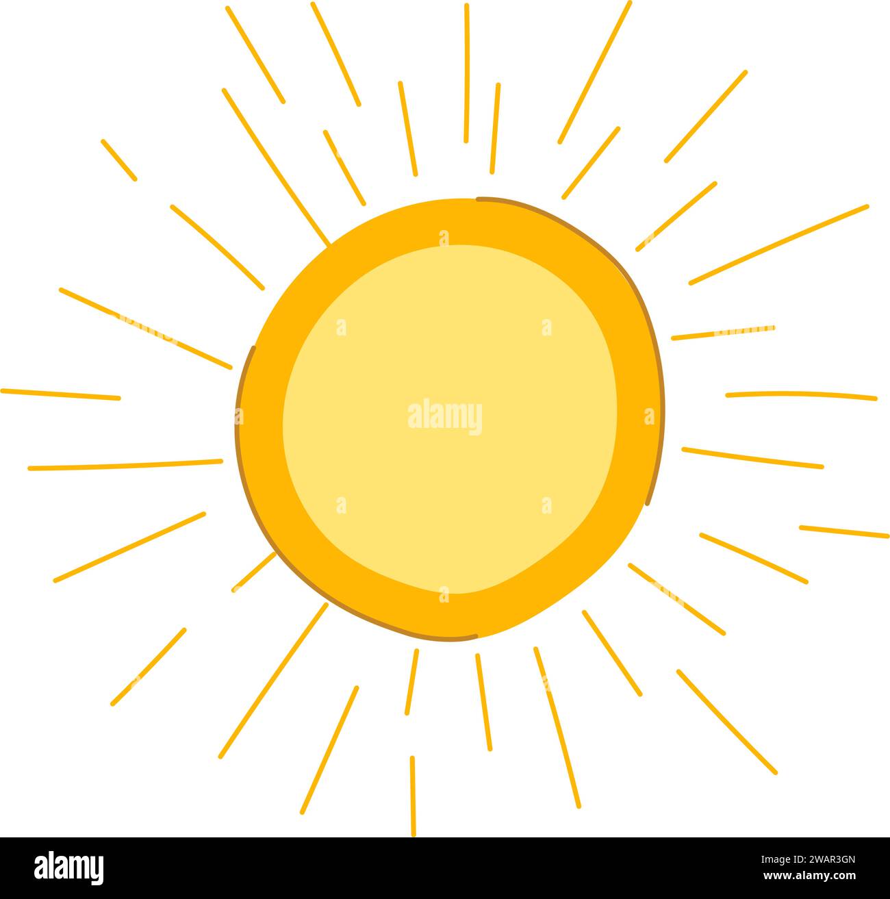 abstract sun cartoon vector illustration Stock Vector Image & Art - Alamy