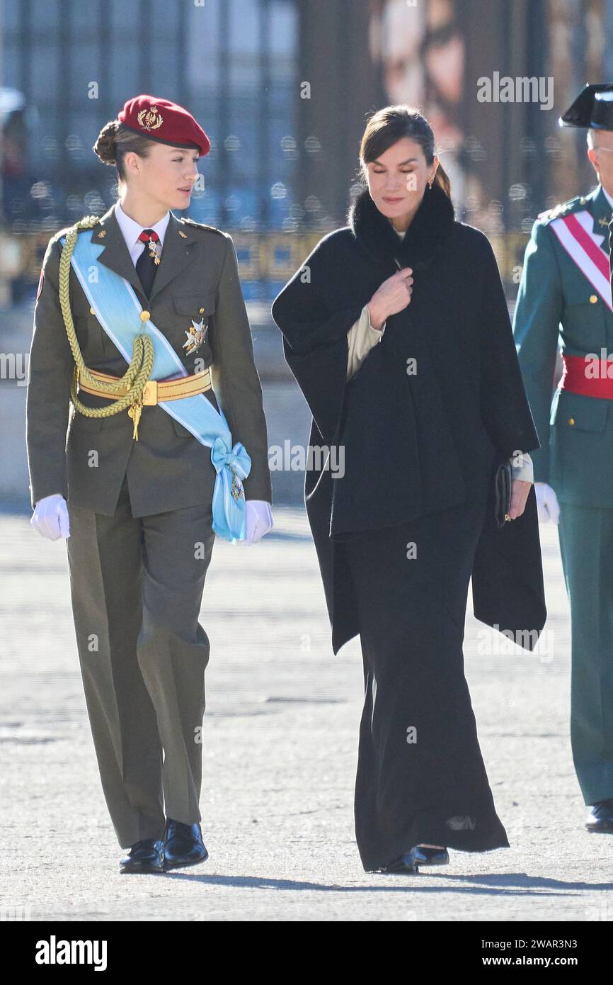 Madrid, Madrid, Spain. 6th Jan, 2024. Queen Letizia of Spain, Crown ...