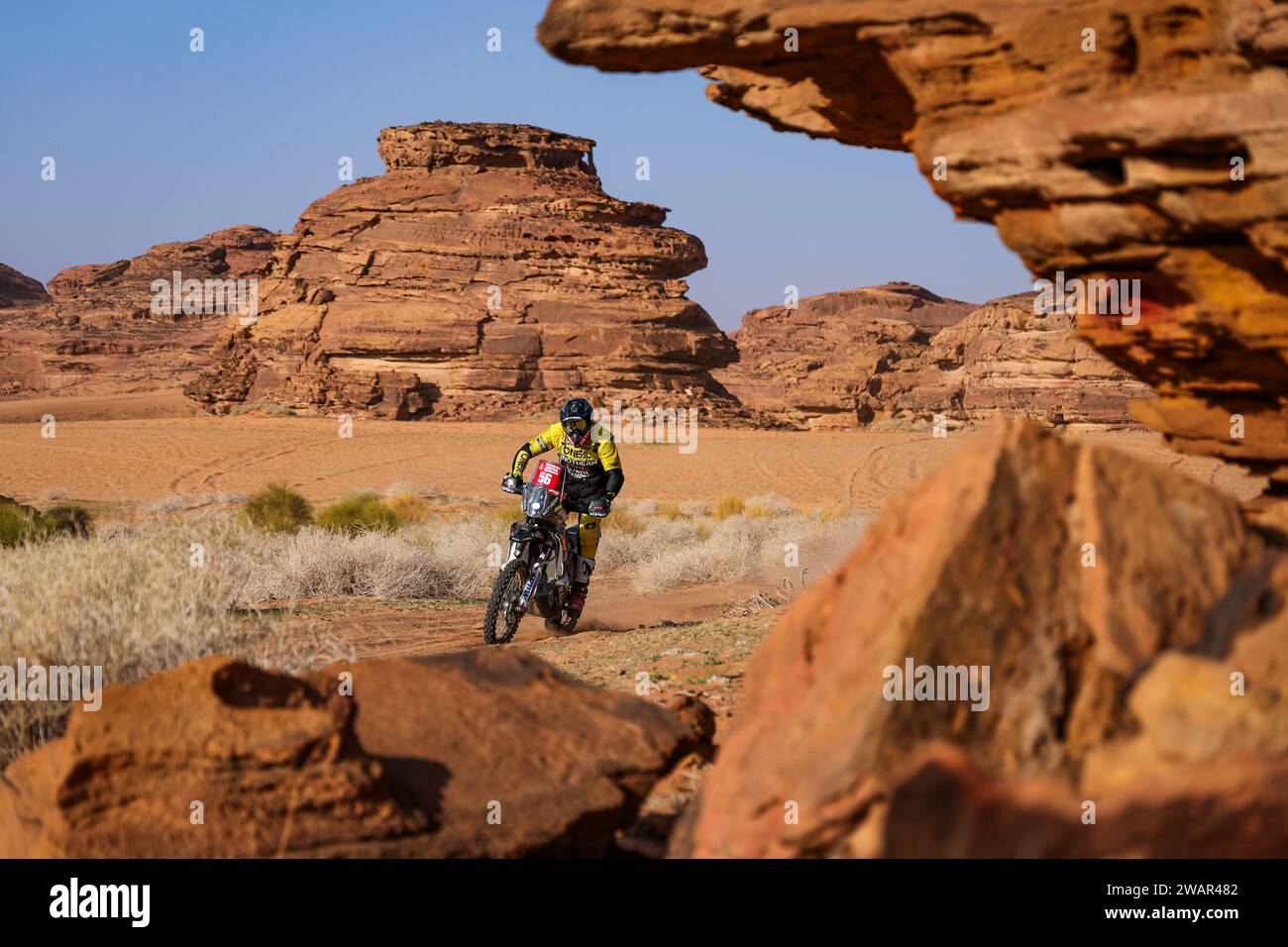 56 MARCIC Simon (svn), JP1 Kews Dakar Rally Team, Husqvarna, Moto ...