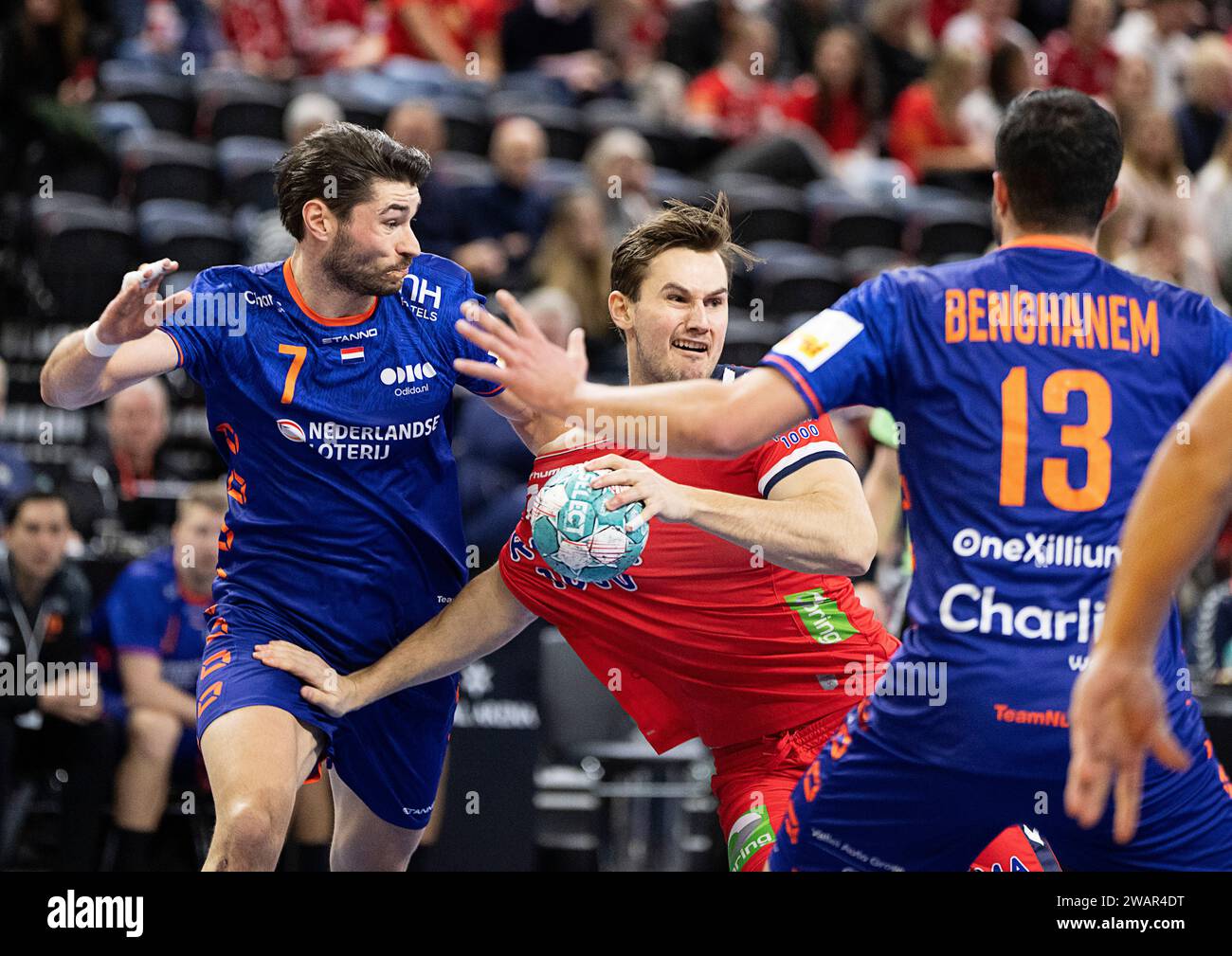The Netherlands' Robin Schoenaker and Samir Benghanem and Norway's ...