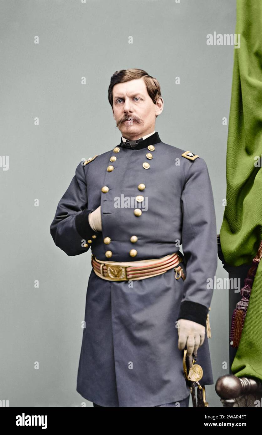 Mathew brady portrait colorized hi-res stock photography and images - Alamy