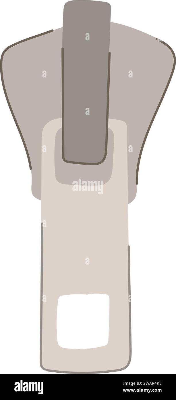 pocket zipper puller cartoon vector illustration Stock Vector Image & Art - Alamy