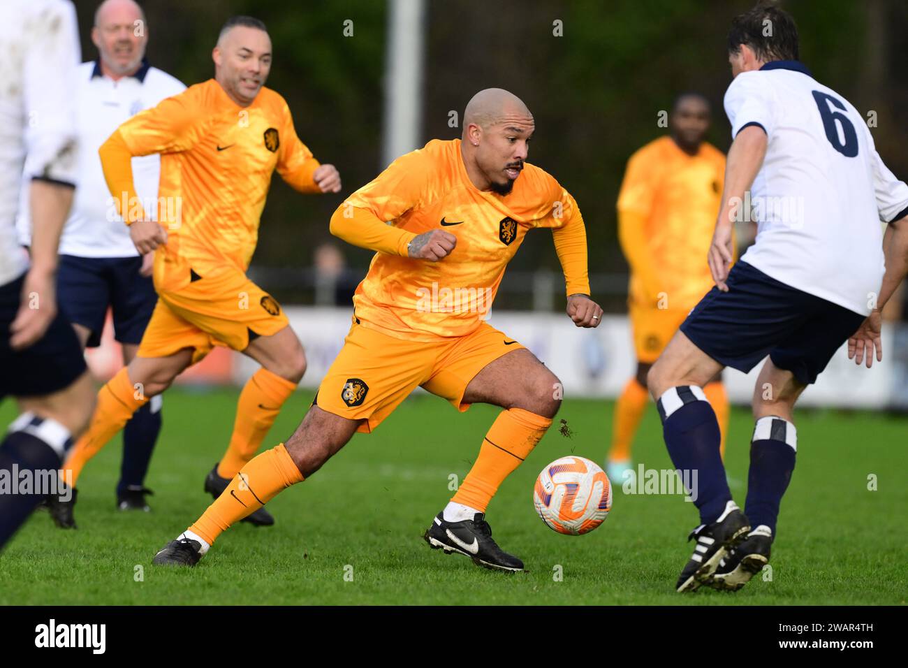 HAARLEM - Former international Nigel de Jong during the traditional New ...