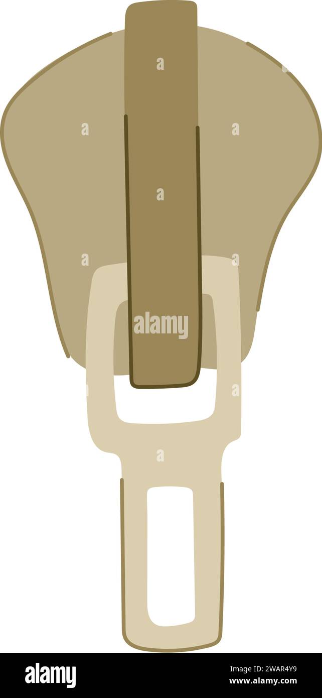 template zipper puller cartoon vector illustration Stock Vector Image & Art - Alamy