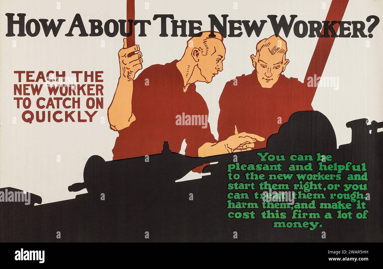 How About the New Worker? (Mather and Company, 1923). Motivational ...