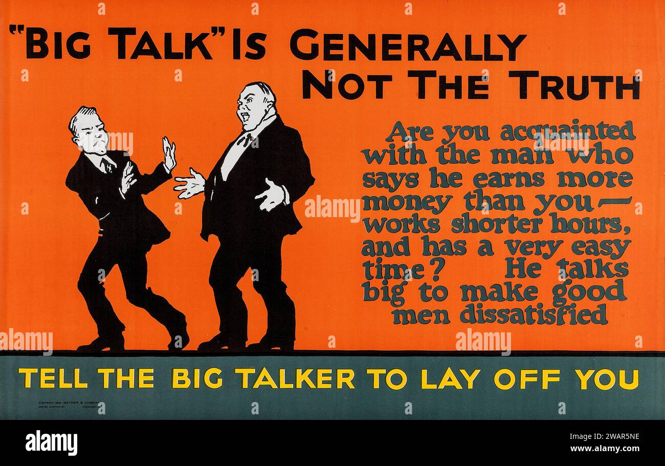 "Big Talk" is Generally Not the Truth (Mather and Company, 1923 ...