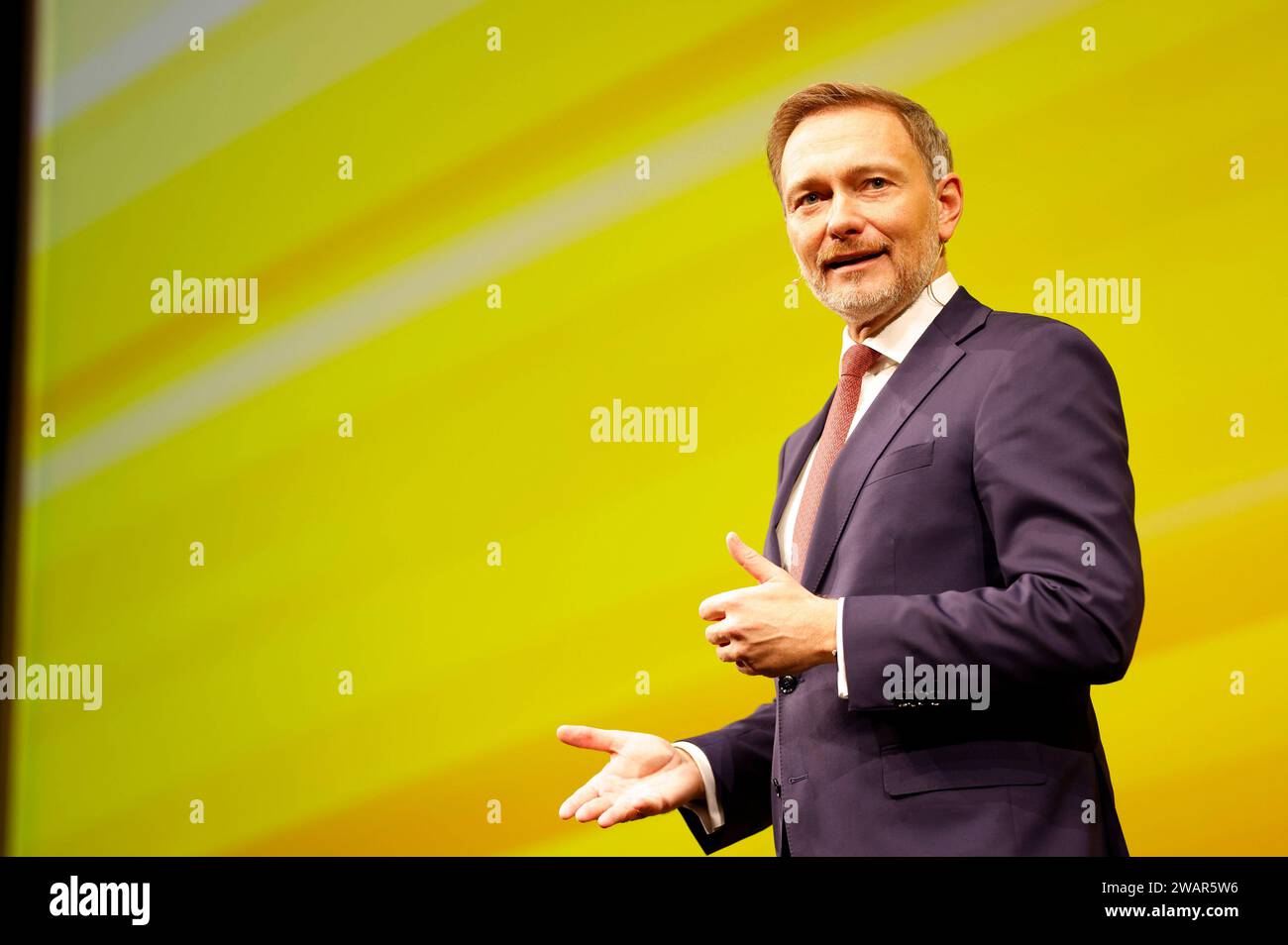 Christian Lindner beim FDP Dreikönigstreffen 2024 im Stuttgarter ...