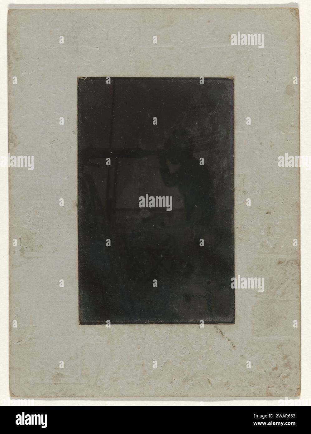 Boy looks through a telescope, c. 1921 - c. 1925 photograph Portrait of ...