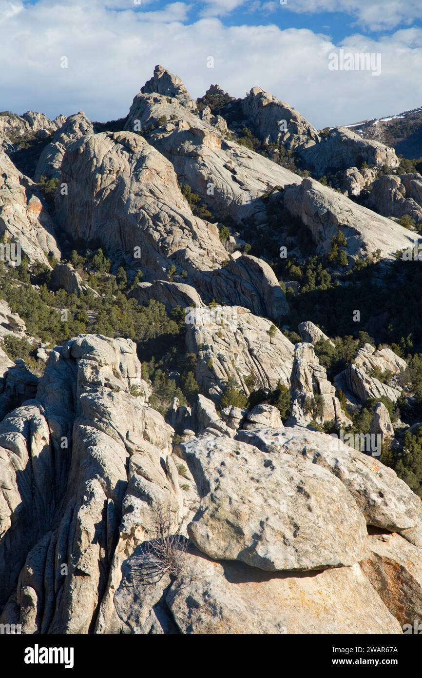 Granite outcrop, City of Rocks National Reserve, Idaho Stock Photo - Alamy