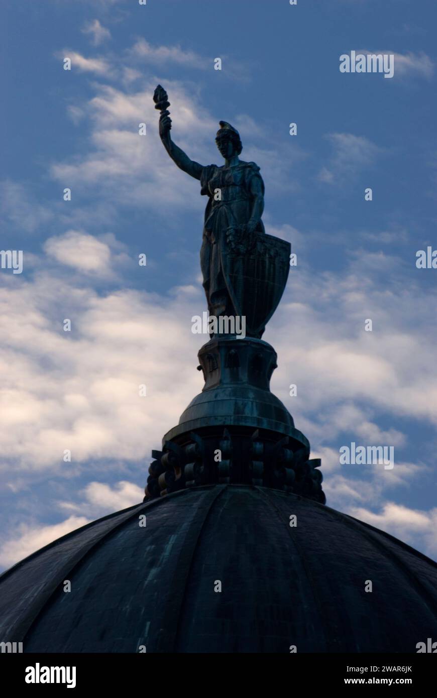 Lady Liberty on Capitol dome, Montana State Capitol, Helena, Montana ...