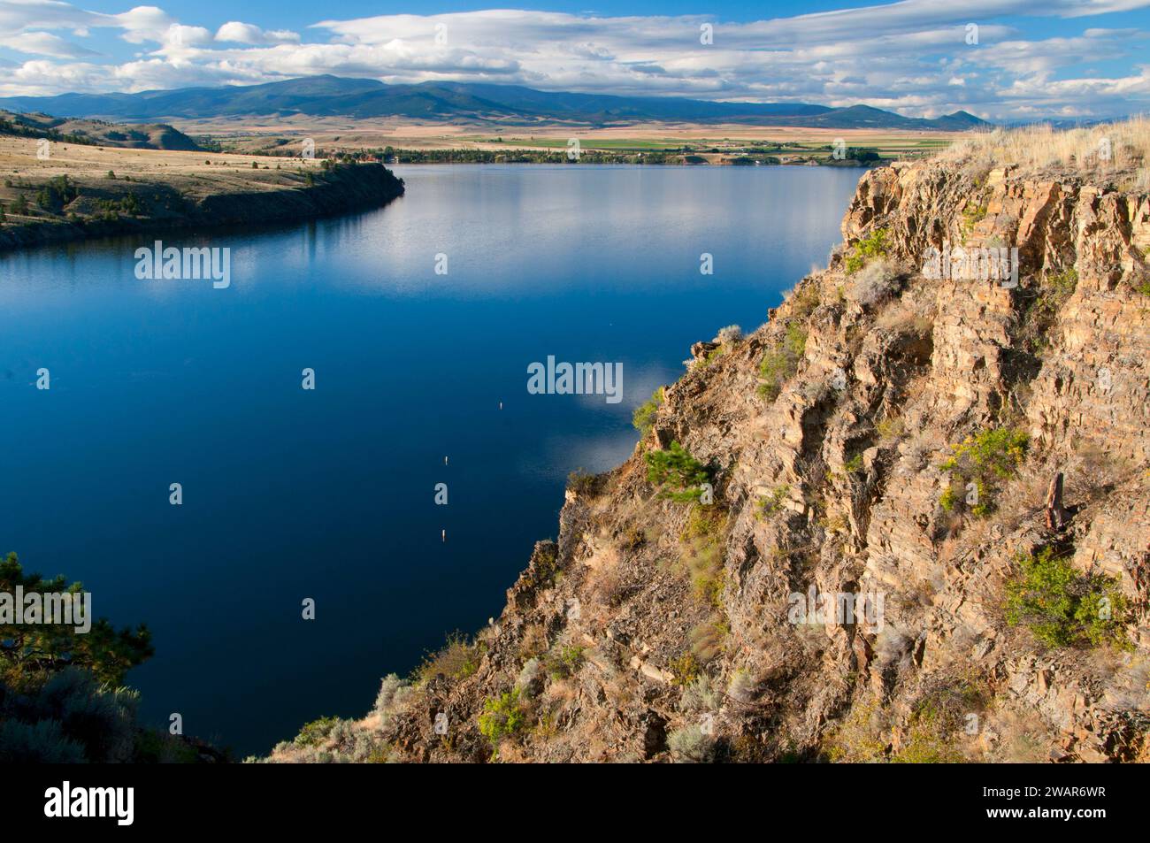 Hauser Lake vista, Two Camps Vista, Lewis and Clark National Historic ...
