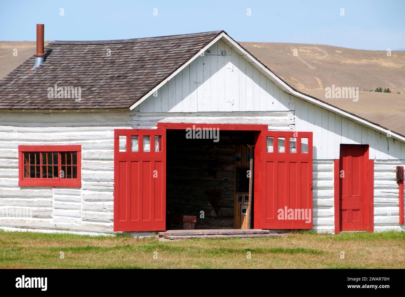 Display building, Grant-Kohrs Ranch National Historic Site, Montana ...