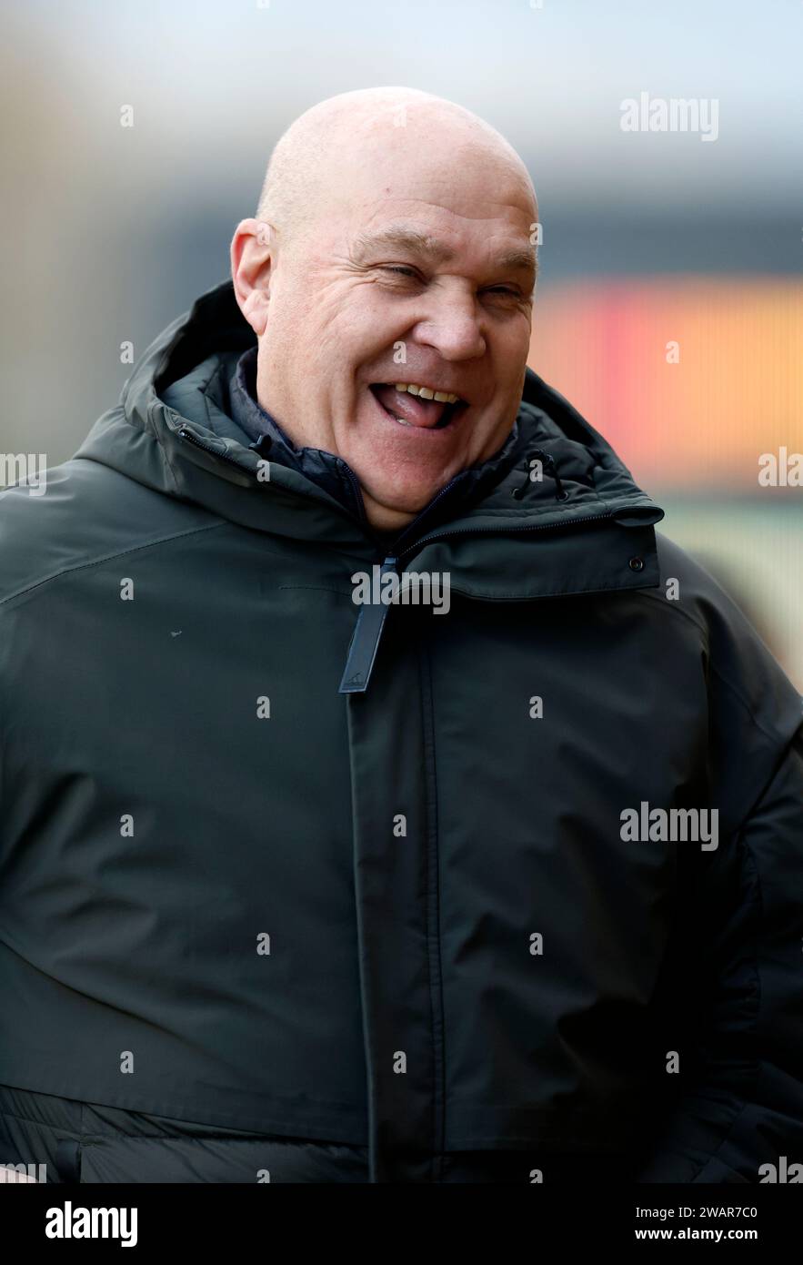 Eastleigh manager Richard Hill ahead of the Emirates FA Cup Third Round ...