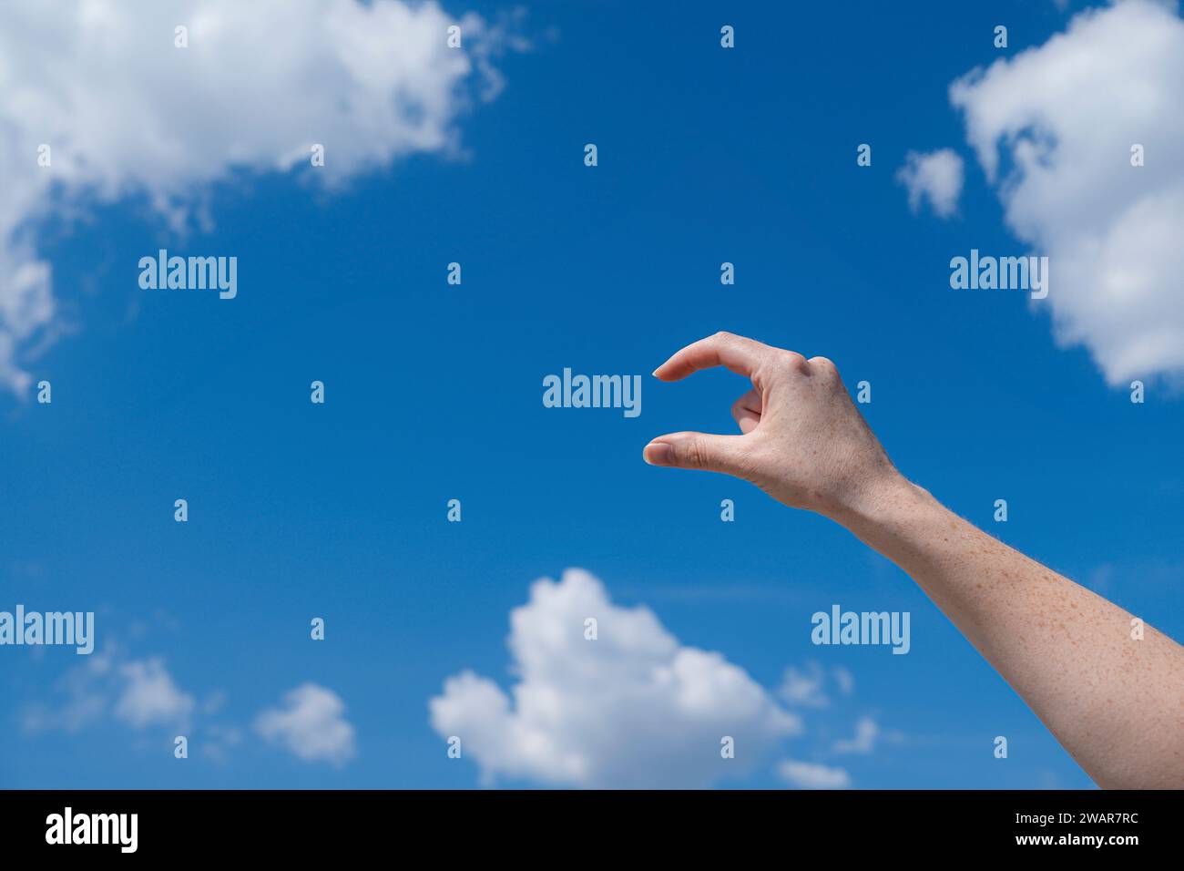 Female hand shows gesture hi-res stock photography and images - Alamy