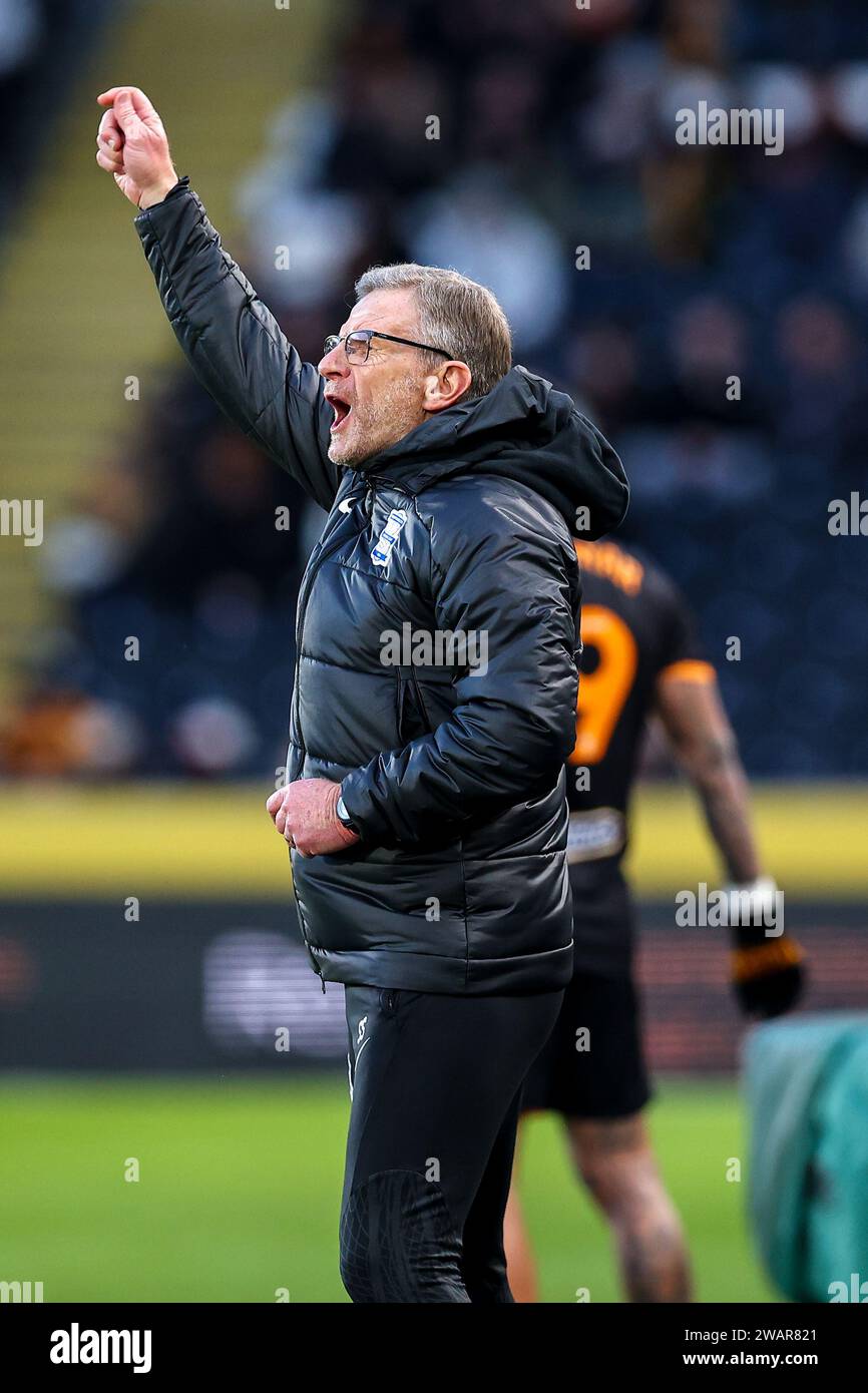 Steve Spooner, interim manager of Birmingham City during the Emirates ...