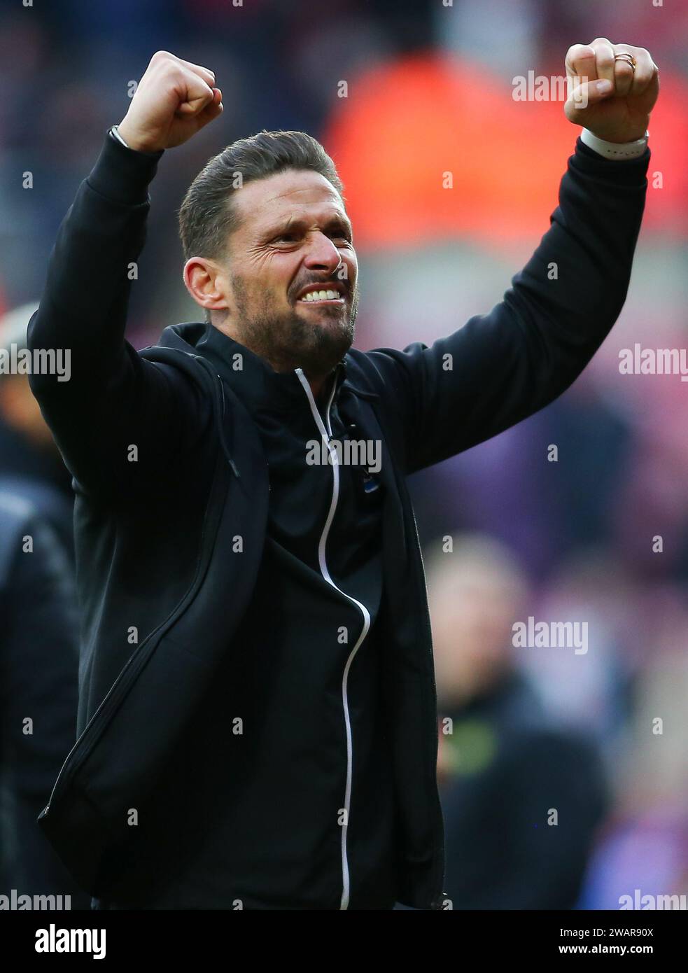 Sunderland on Saturday 6th January 2024. Newcastle United Assistant ...