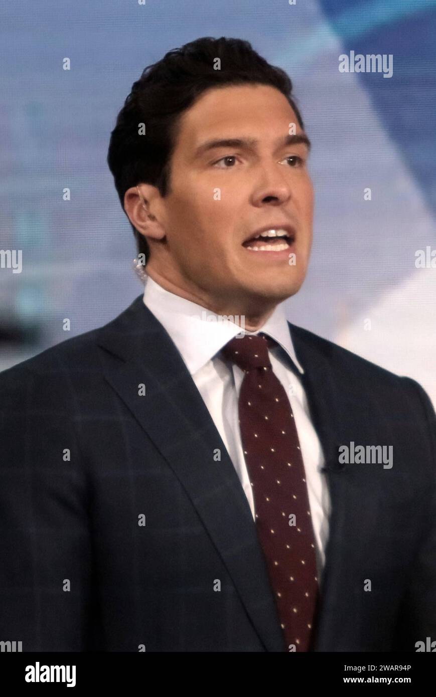 NEW YORK, NY- JANUARY 5: Will Reeve on the set of Good Morning America ...