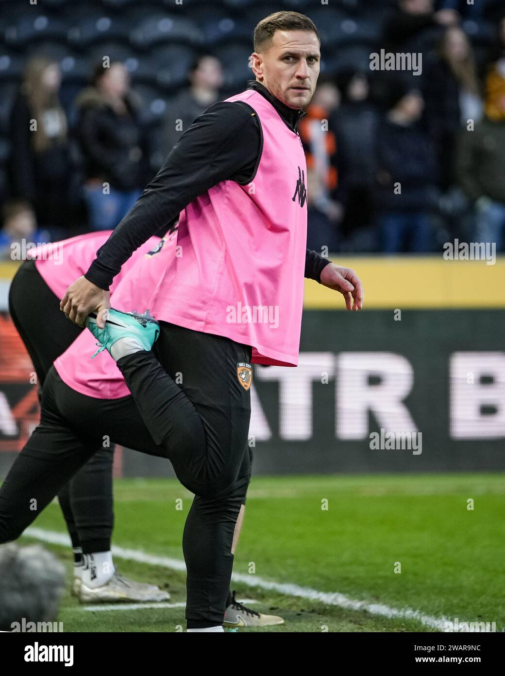 HULL, UK. 6th January 2024. Emirates FA Cup: Hull City AFC v Birmingham ...