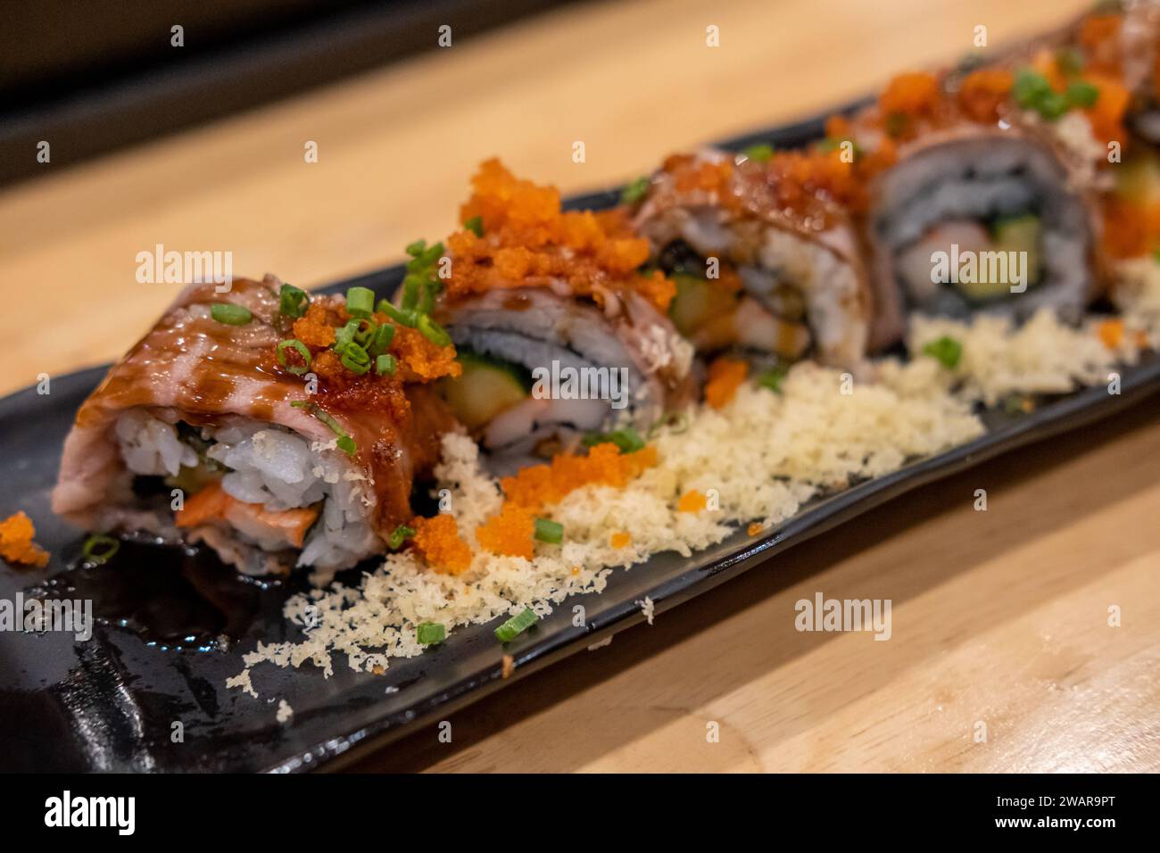 Wagyu beef sashimi hi-res stock photography and images - Alamy