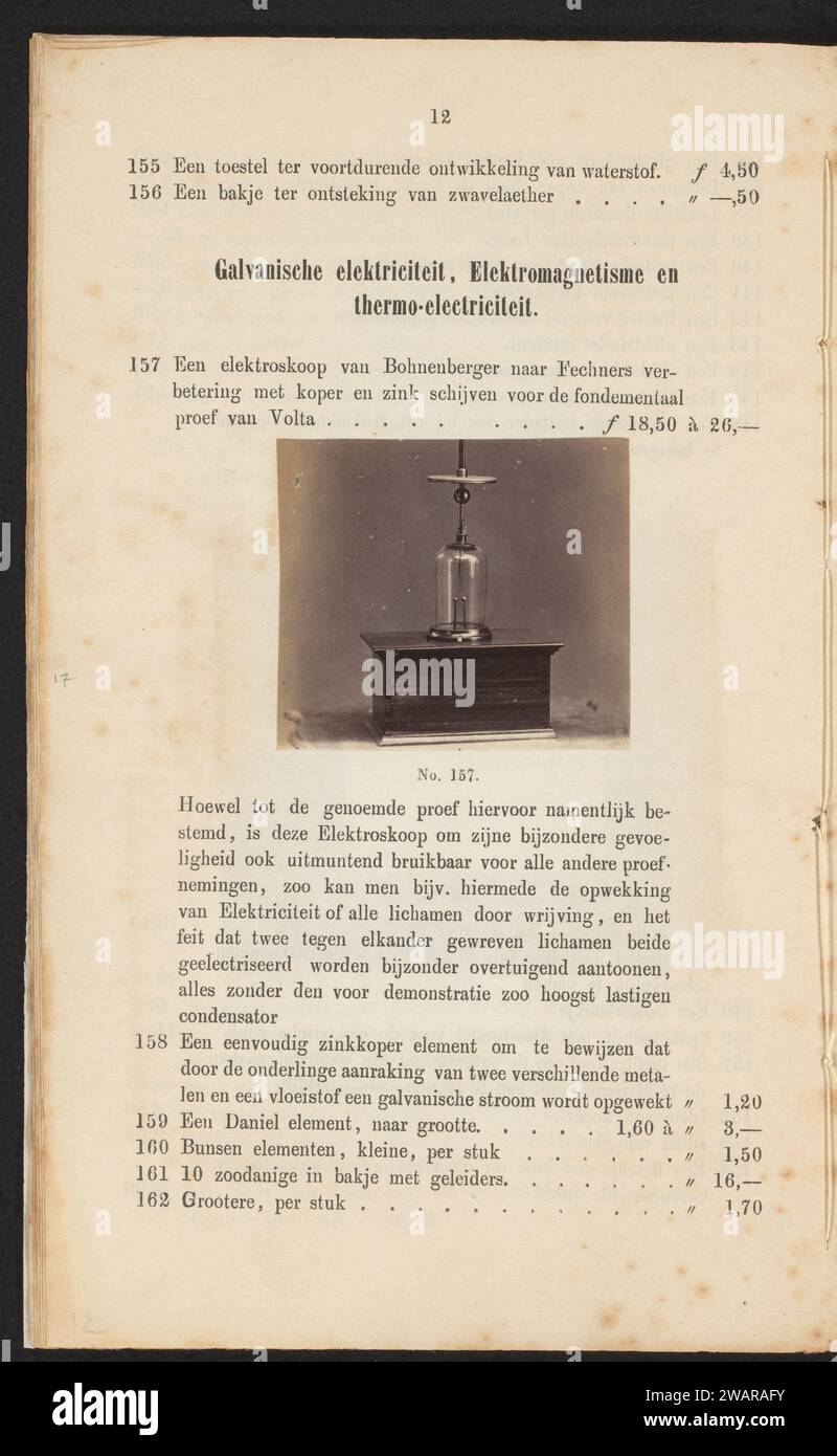 Electroscope van bohnenberger hi-res stock photography and images - Alamy