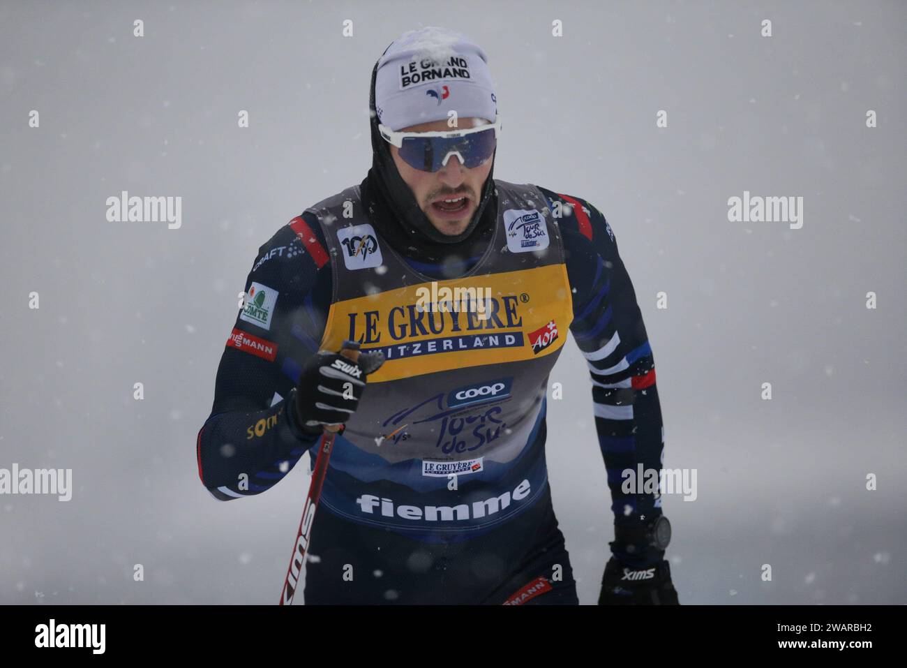Lago Di Tesero, Italy. 06th Jan, 2024. © Pierre Teyssot/MAXPPP ; Cross ...
