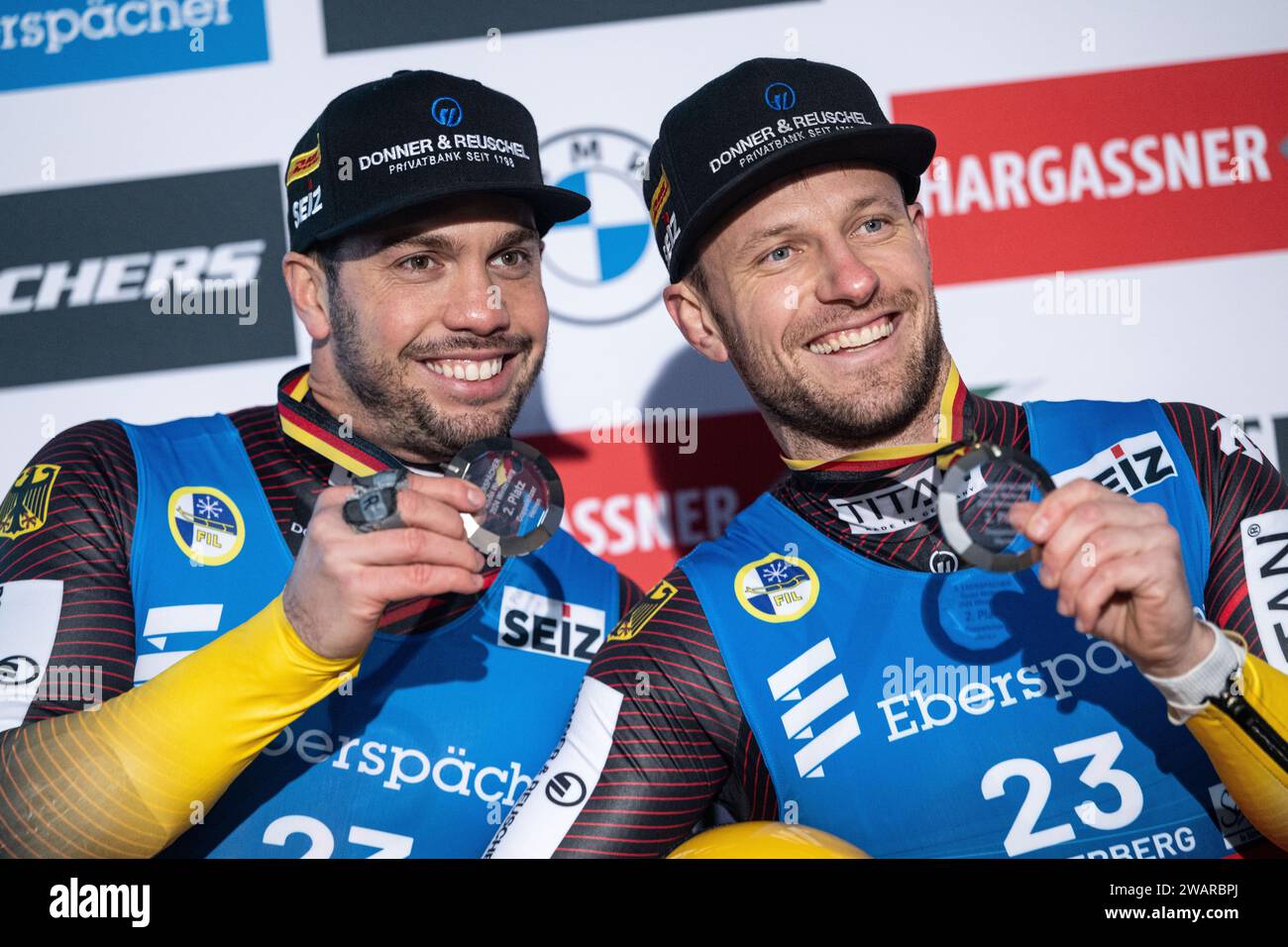 Winterberg, Germany. 06th Jan, 2024. Luge: World Cup: doubles, men ...