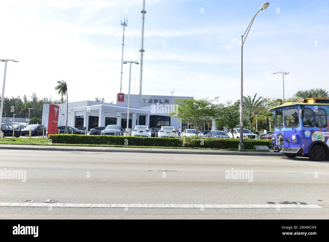 Miami, USA. 05th Jan, 2024. MIAMI, FLORIDA - JANUARY 05: Exterior view ...